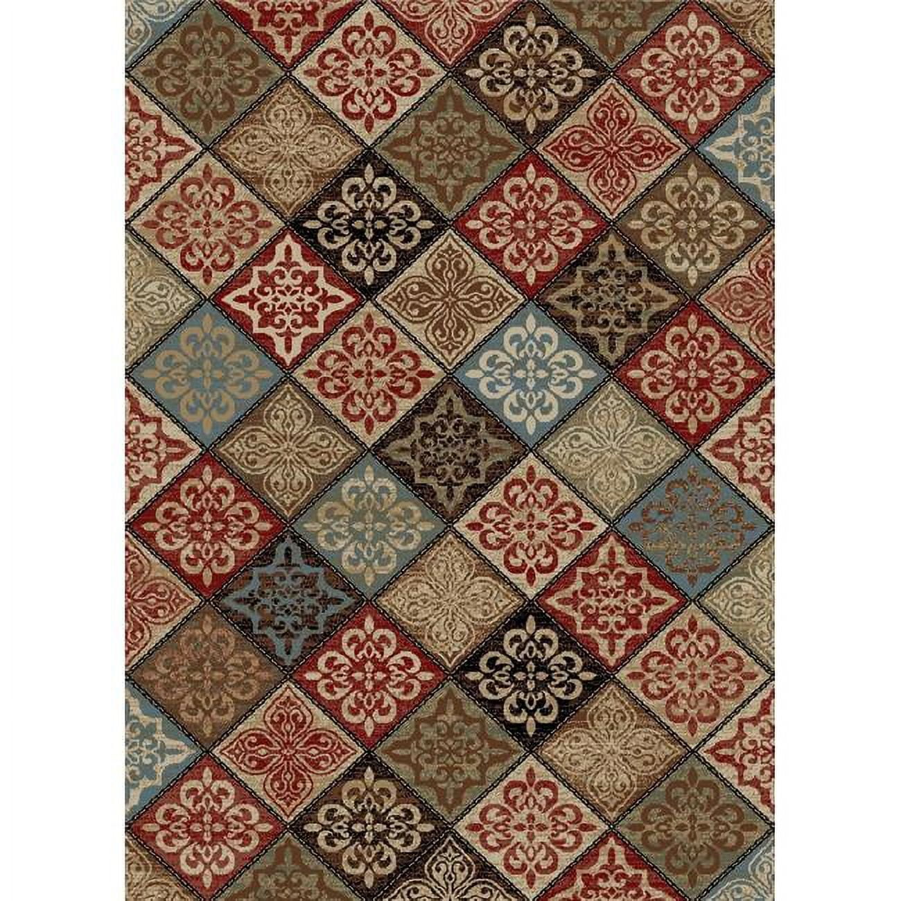 5 ft. 3 in. x 7 ft. 3 in. City Mosaic Area Rug, Multi Color - Walmart.com