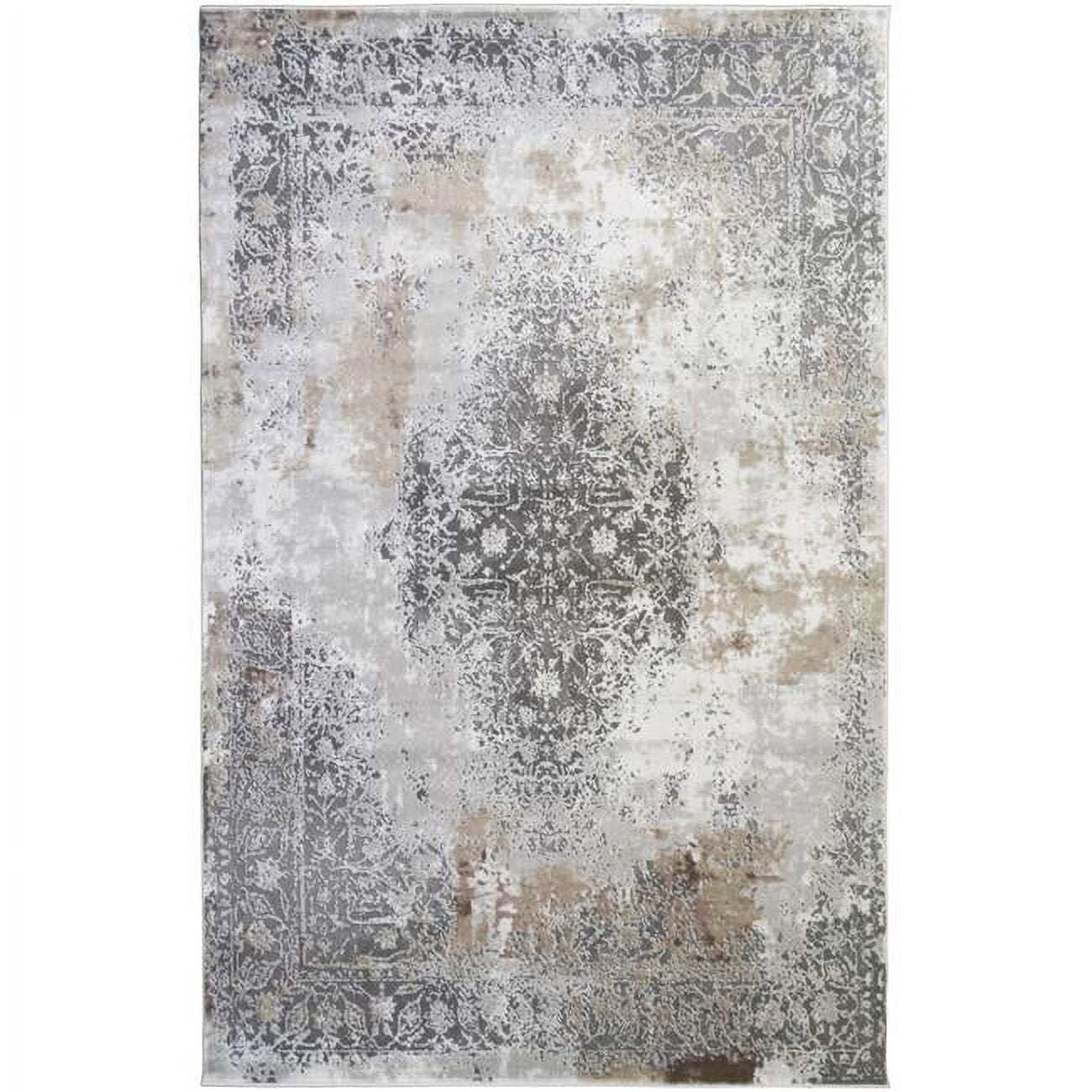 5 ft. 3 in. x 7 ft. 3 in. Everest Olympia Area Rug - Gold - Walmart.com