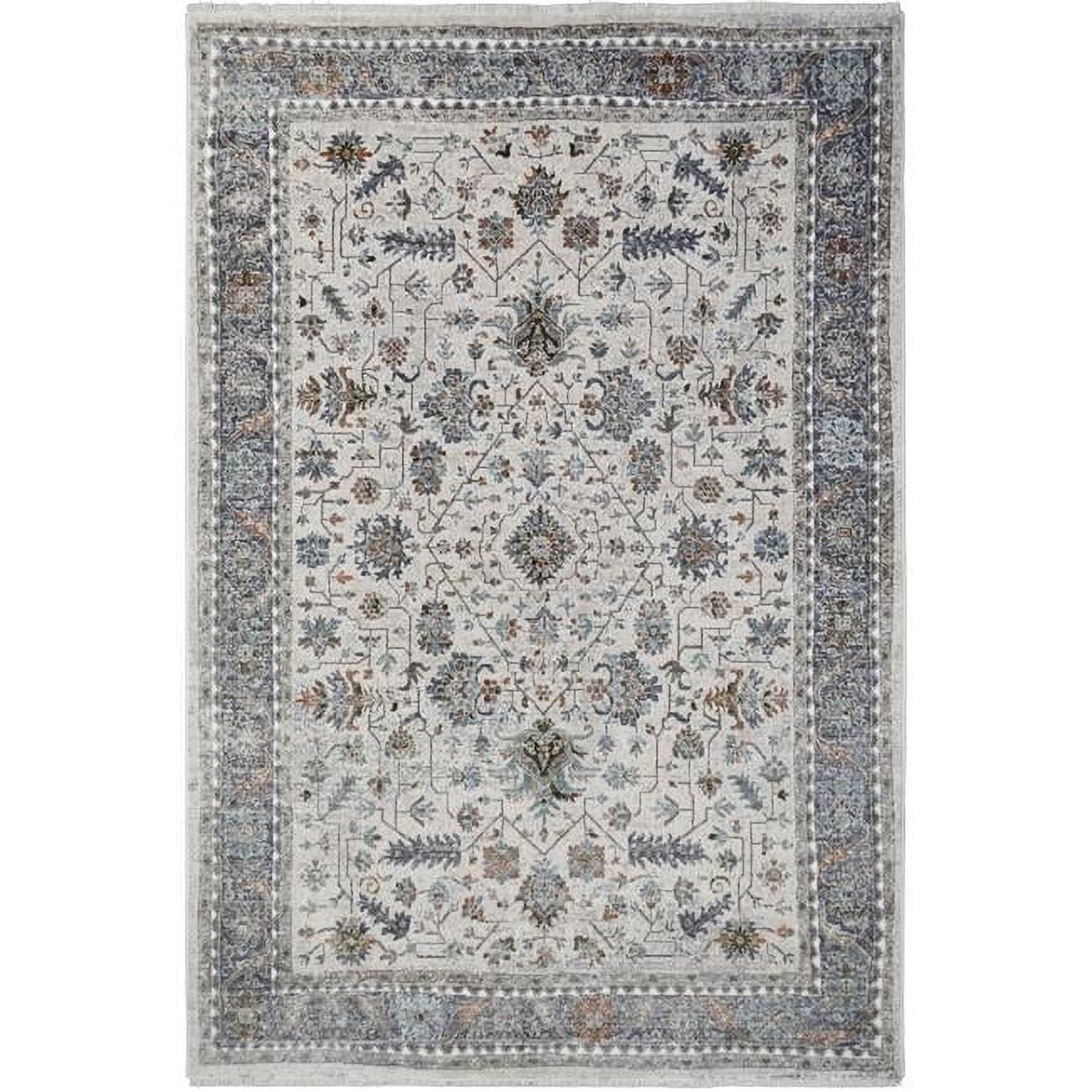 5 ft. 3 in. x 7 ft. 3 in. Windsor Manchester Area Rug - Ivory - Walmart.com