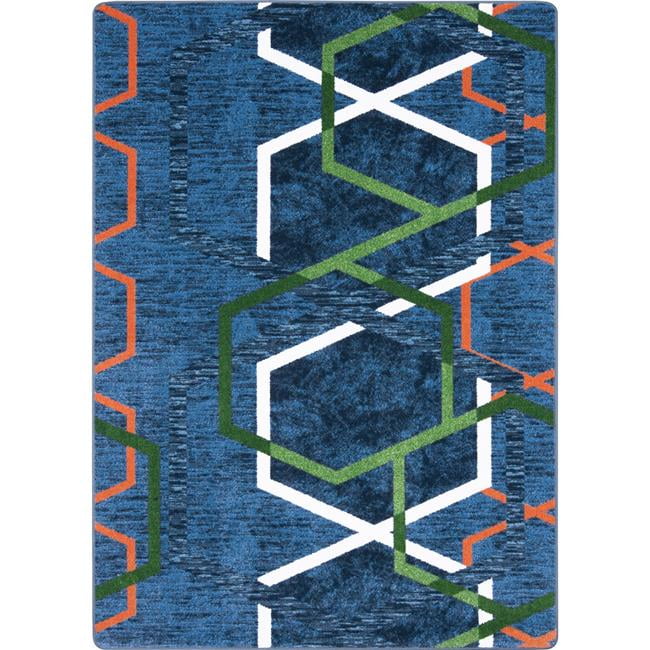 5 ft. 4 in. x 7 ft. 8 in. Double Helix Area Rug Citrus - Walmart.com