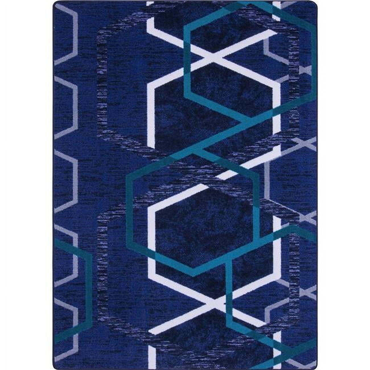 5 ft. 4 in. x 7 ft. 8 in. Double Helix Area Rug Violet - Walmart.com