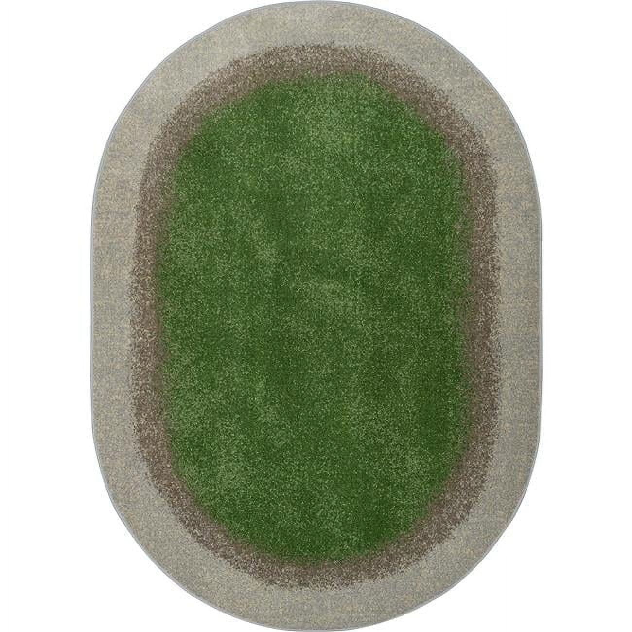 5 ft. 4 in. x 7 ft. 8 in. GChildren Rounded Children Round Rug Meadow ...