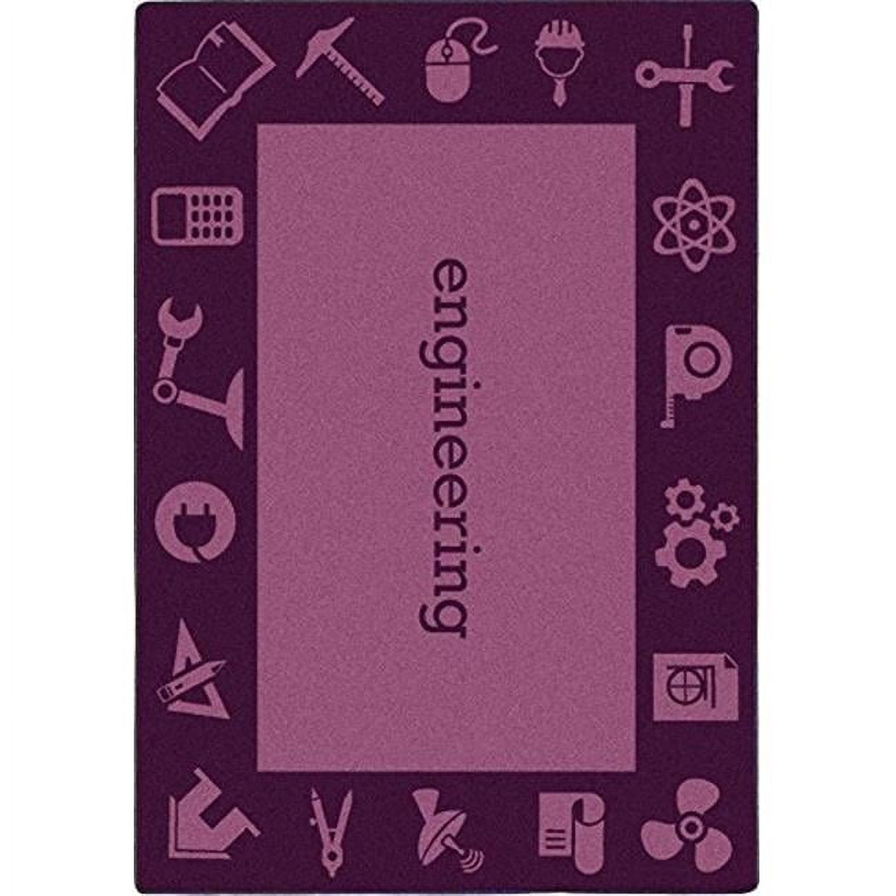 5 ft. 4 in. x 7 ft. 8 in. Steam Classroom Kid Essentials Rectangle Rug ...