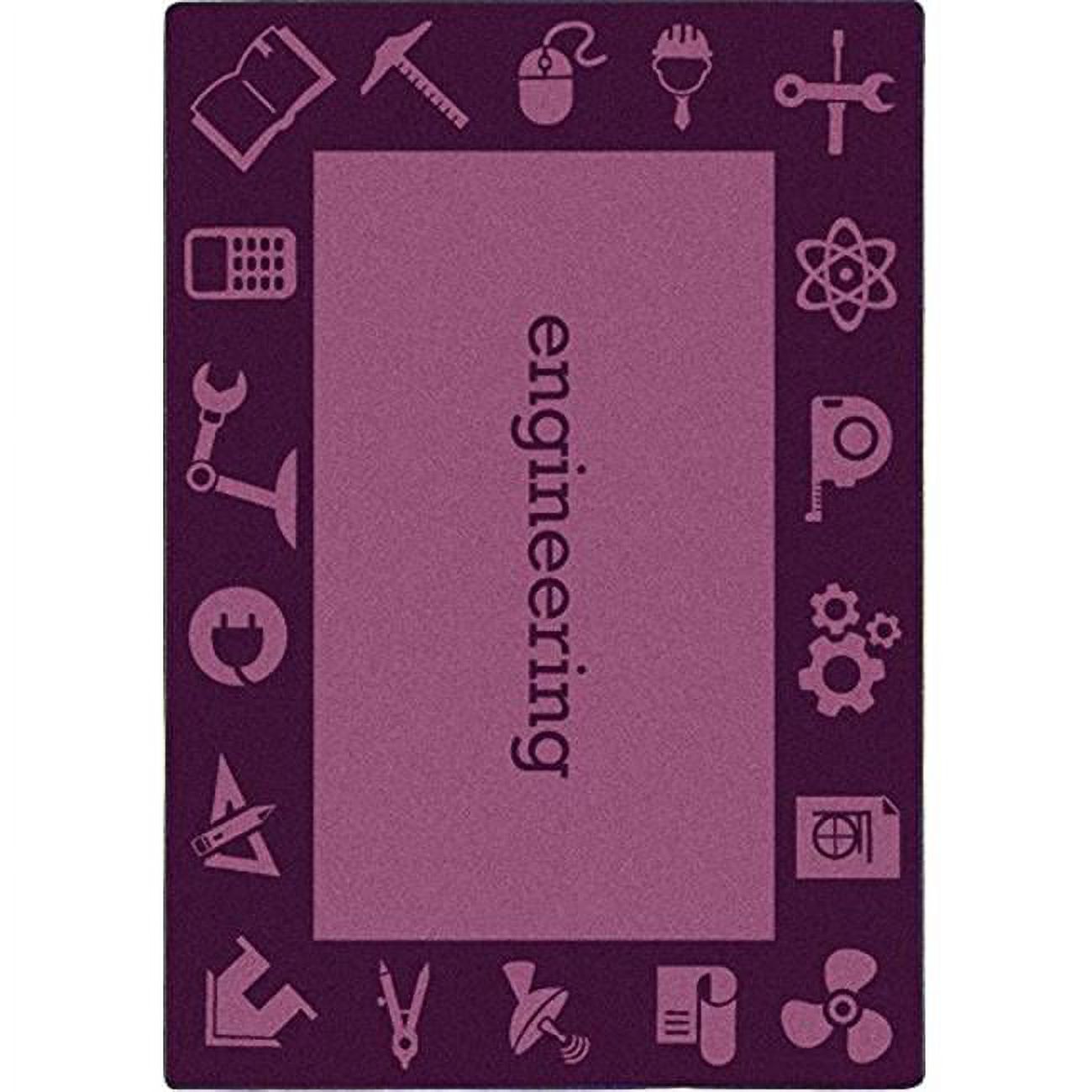 5 ft. 4 in. x 7 ft. 8 in. Steam Classroom Kid Essentials Rectangle Rug ...