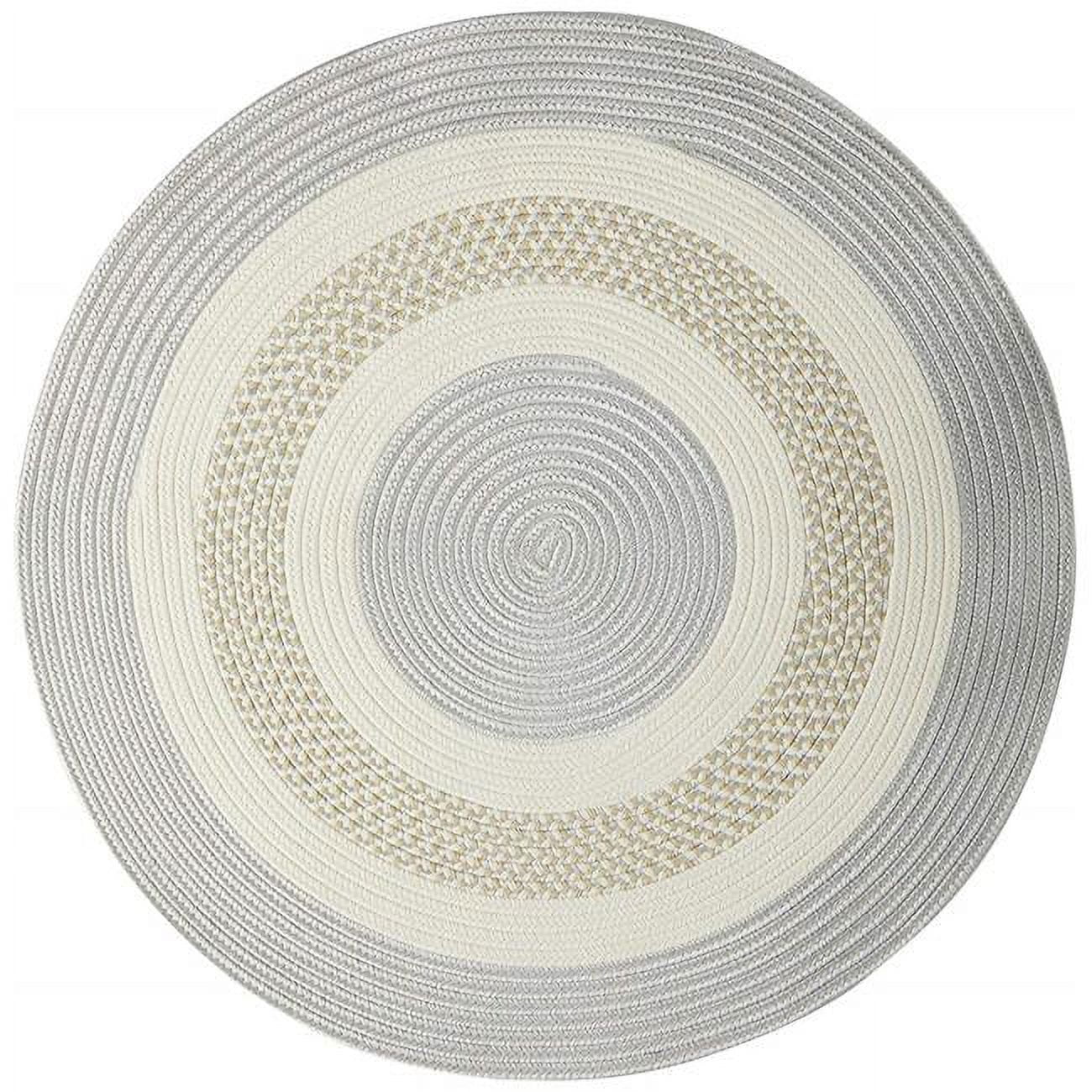 5 ft. Crescent Round Rug, Silver - Walmart.com