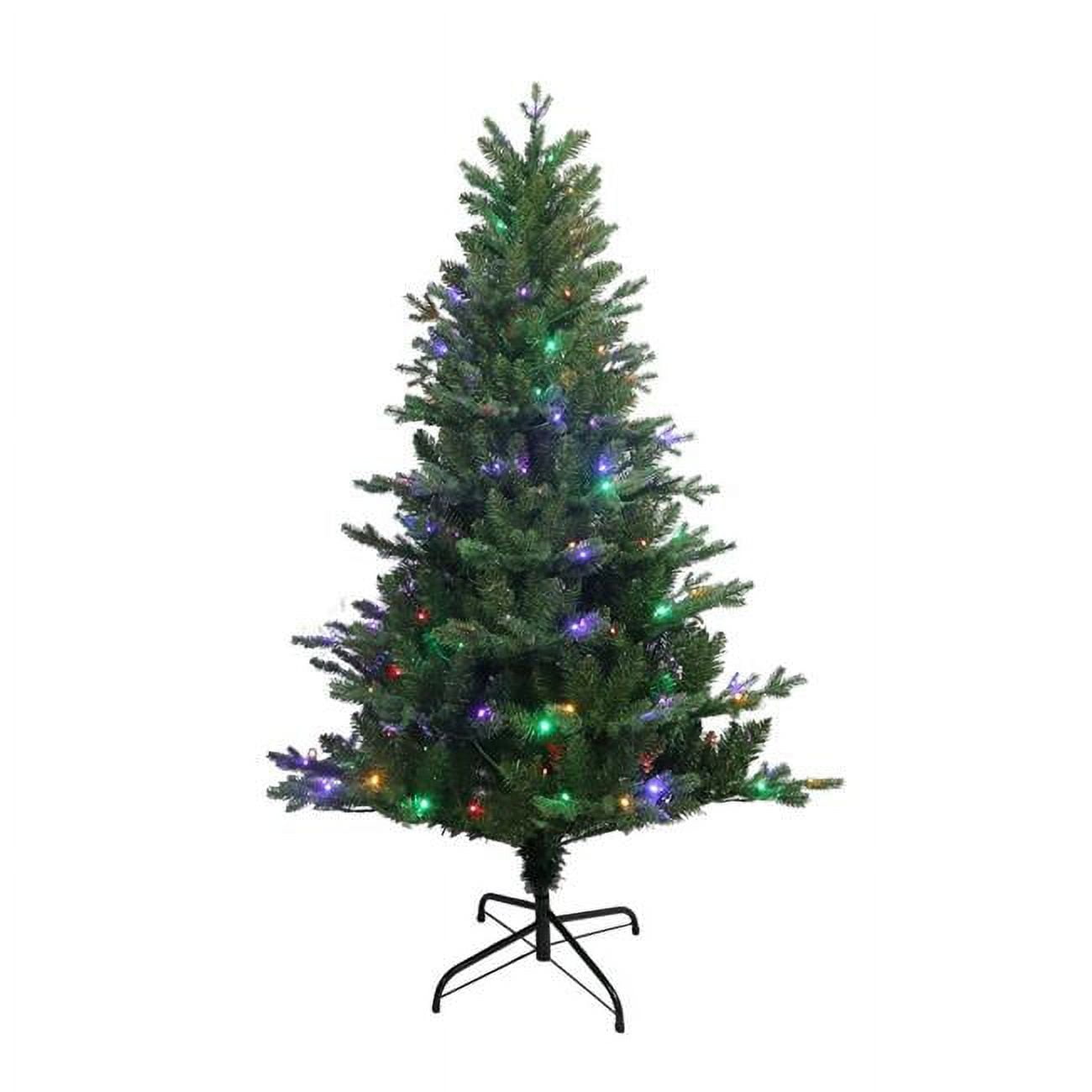 5 ft. Pre-Lit Multicolor LED Jackson Pine Artificial Tree - Walmart.com