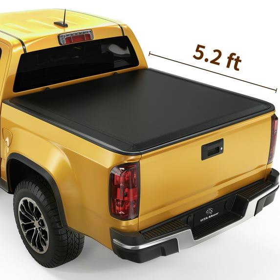 5 ft Soft 3 fold Tonneau Cover Truck Bed fit for 15-25 Chevy Colorado ...