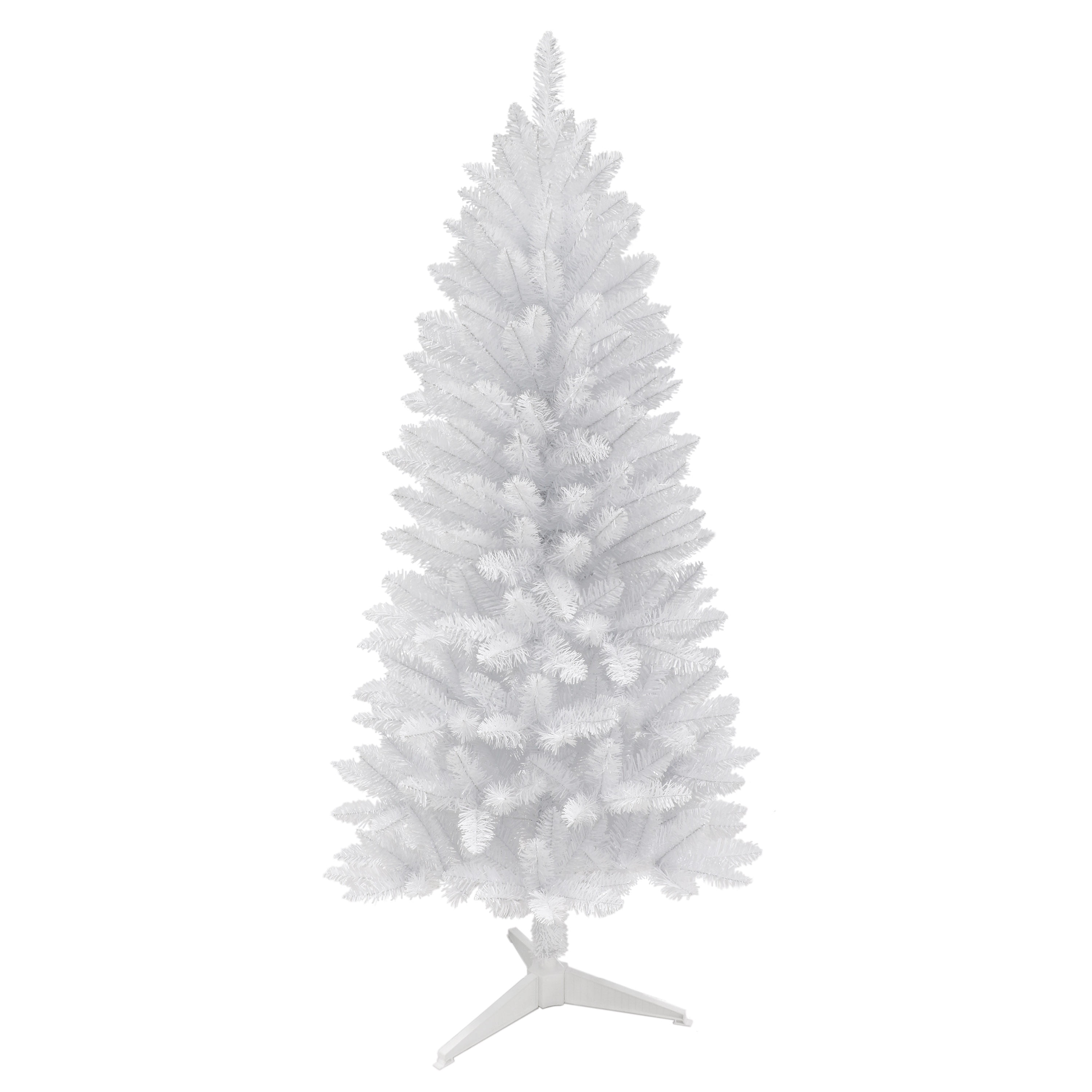 5 ft White Carson Artificial Pine Tree - Walmart.com