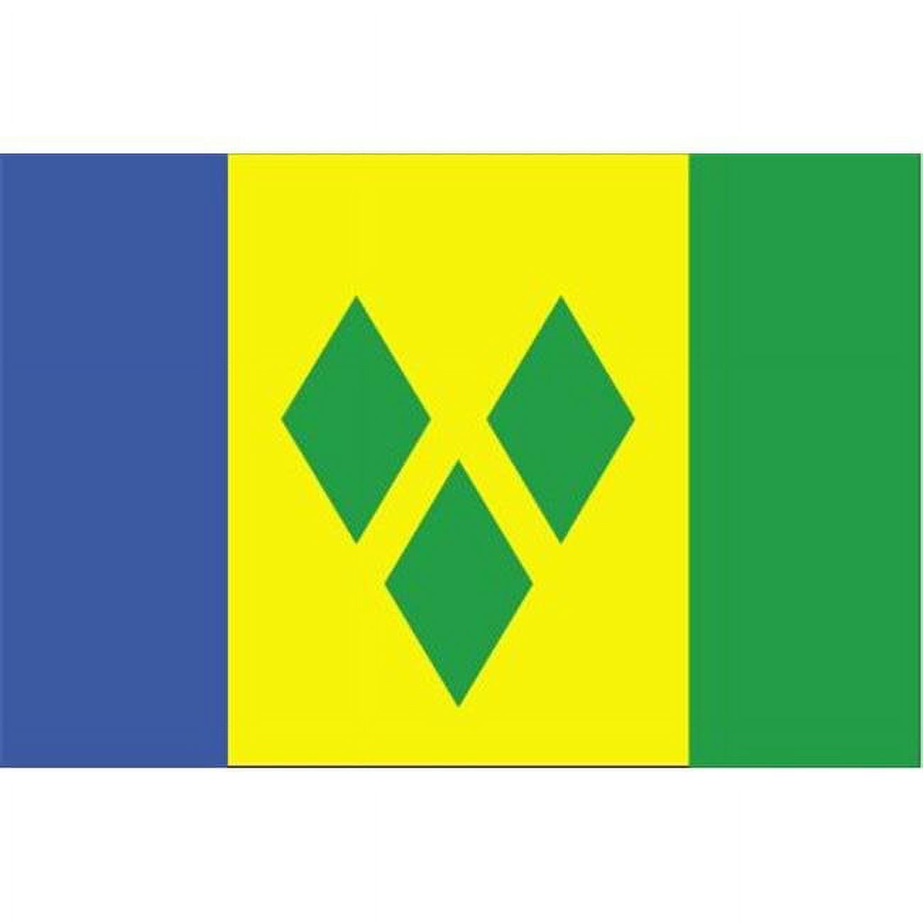 5 ft. X 8 ft. Nyl-Glo St Vincent Grenadines Flag - Walmart.com