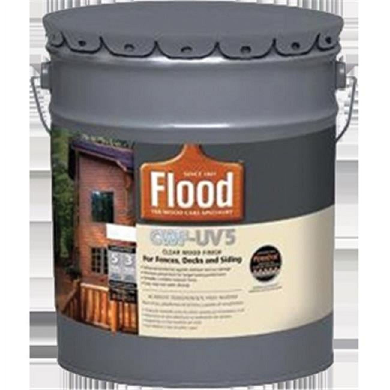 5 gal Flood FLD565 Natural CWF-UV5 Exterior Clear Wood Finish - Walmart.com