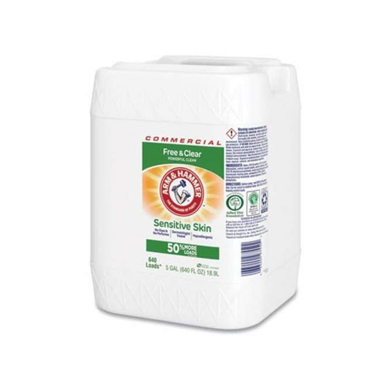 5 gal HE Unscented Free & Clear Scent Compatible Liquid Detergent ...