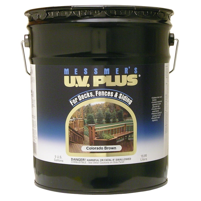 5 gal Messmer's MS-611 Colorado Brown U.V. Plus Oil-Based Semi ...