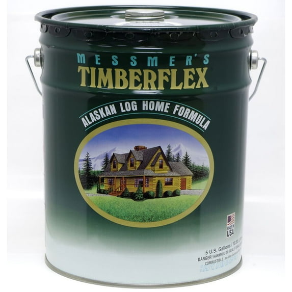 5 gal Messmer's TF-500SA Clear Timberflex Alaskan Log Home Formula, Oil ...