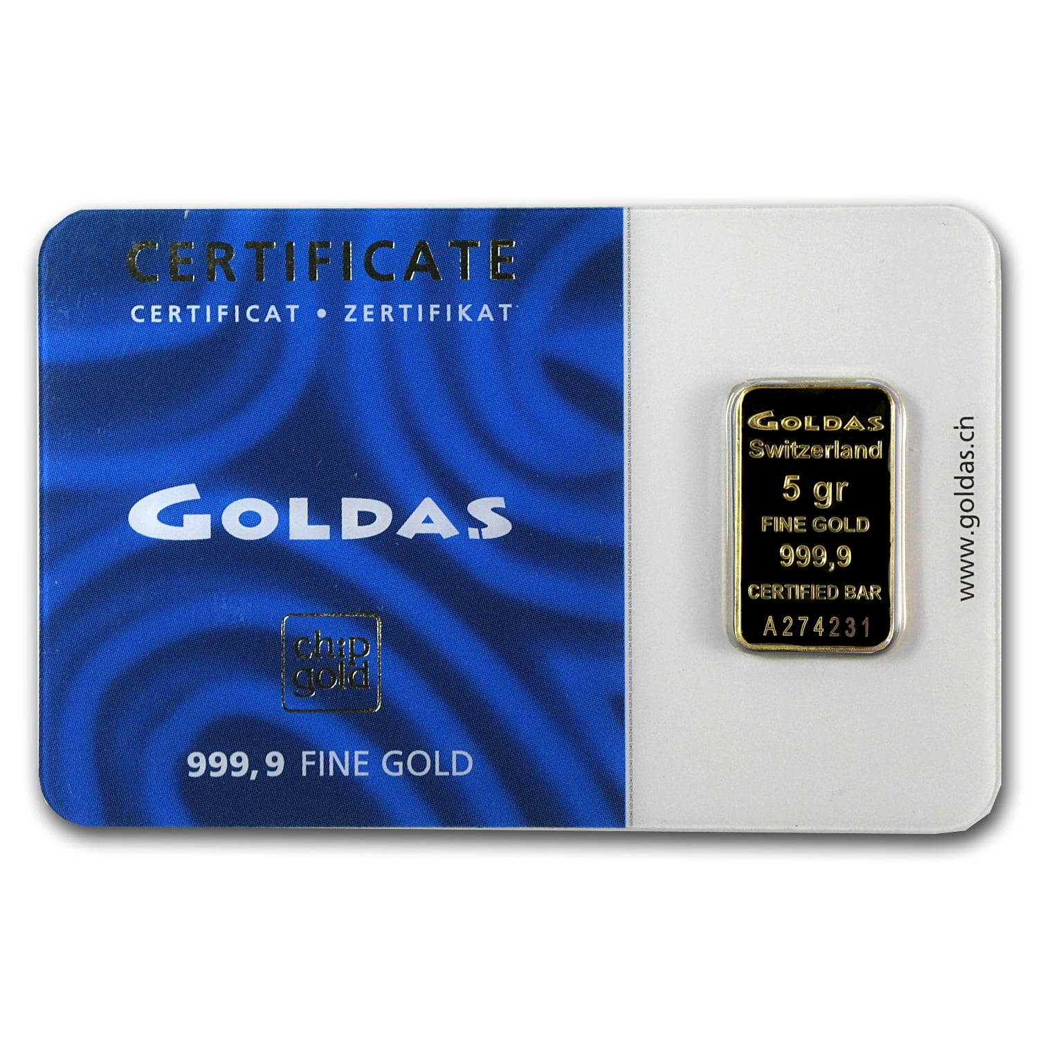 5 gram Gold Bar - Goldas (In Assay) - Walmart.com