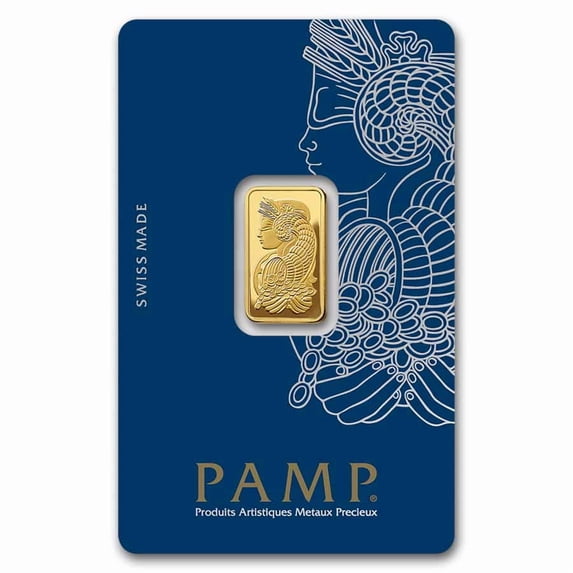 Pamp Suisse 5g Gold Bar, Lady Fortuna Design, Assay Verified - Walmart.com