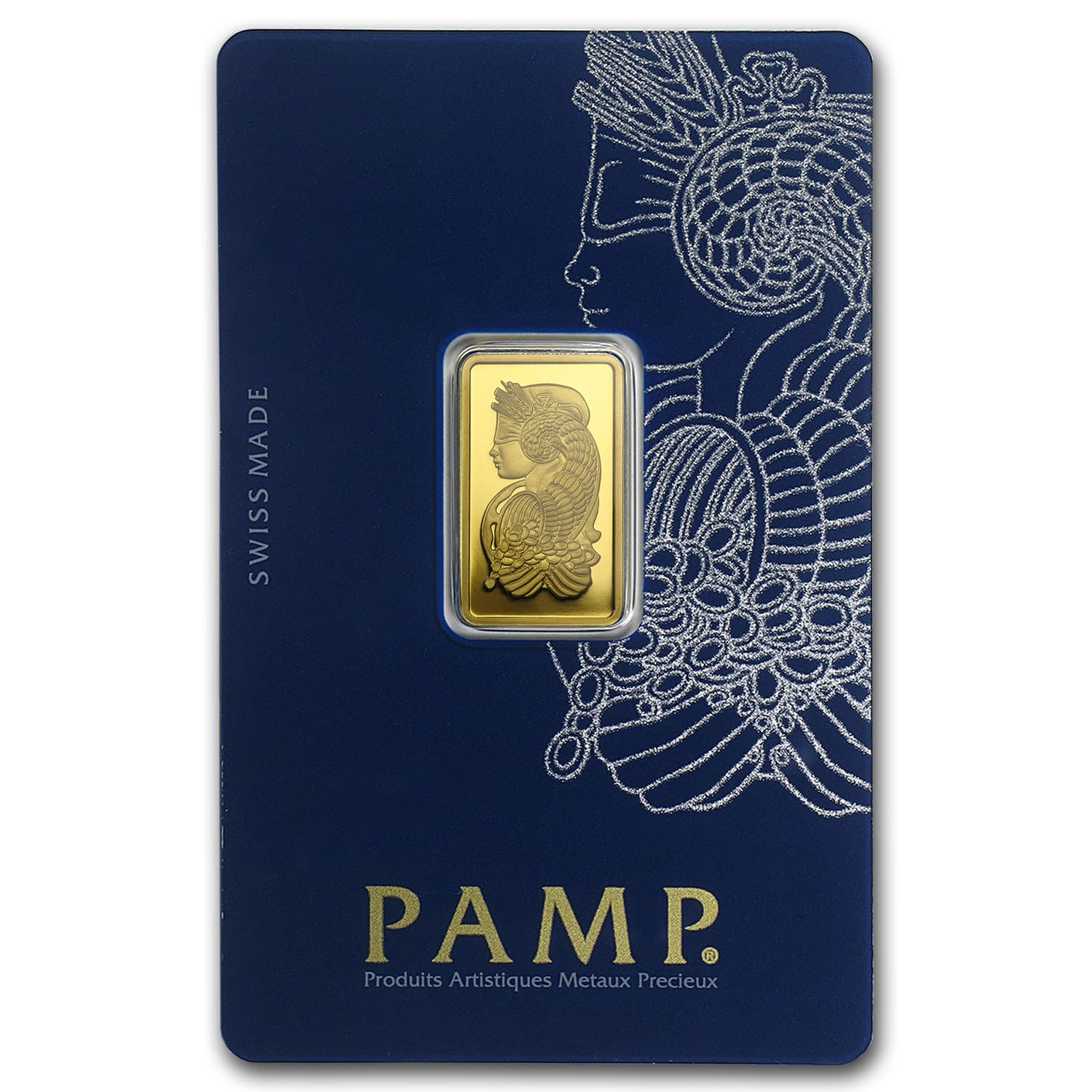 Pamp Suisse 5g Gold Bar, Lady Fortuna Design, Assay Verified - Walmart.com
