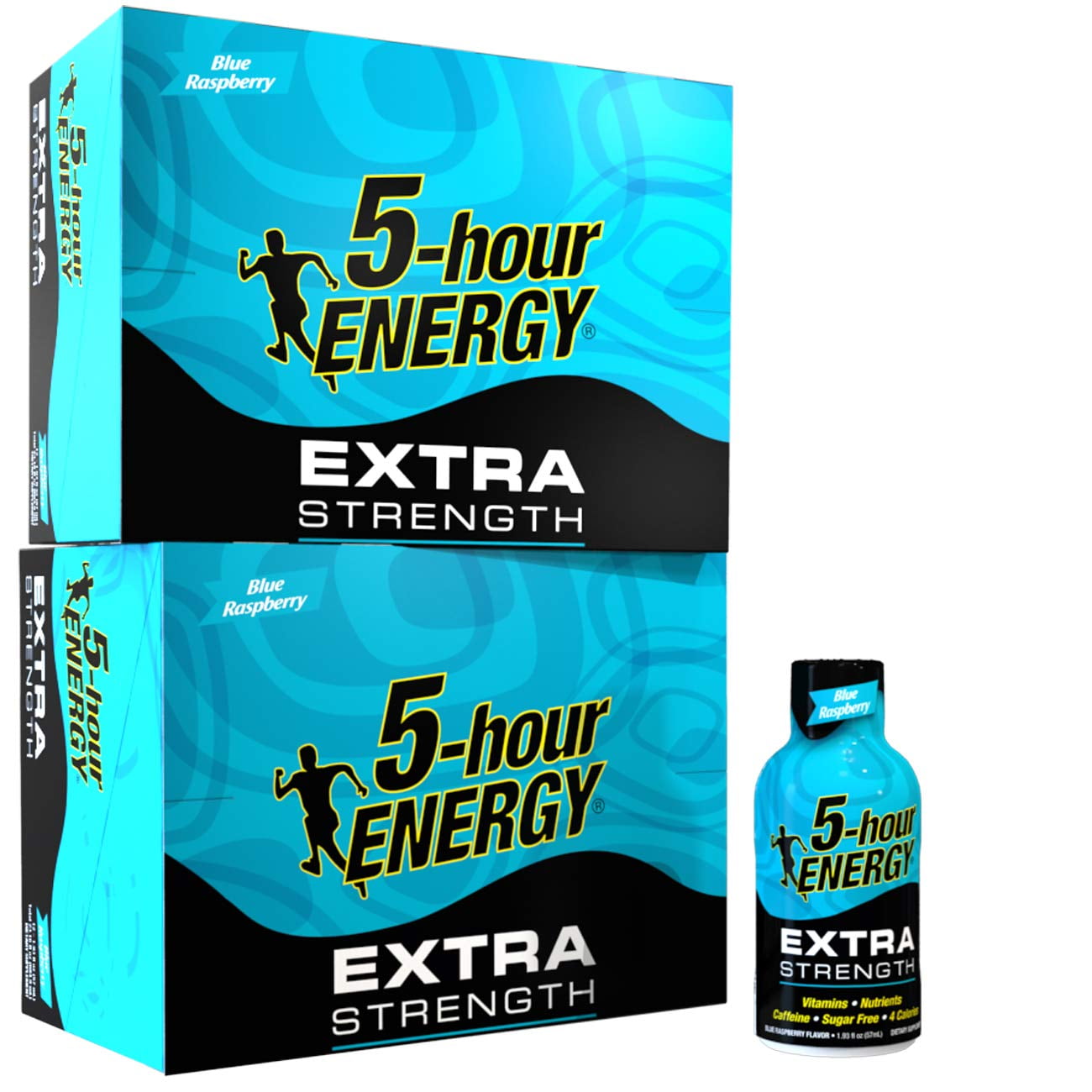 5-hour ENERGY Shot, Extra Strength Blue Raspberry, 1.93 Ounce, 24 count ...