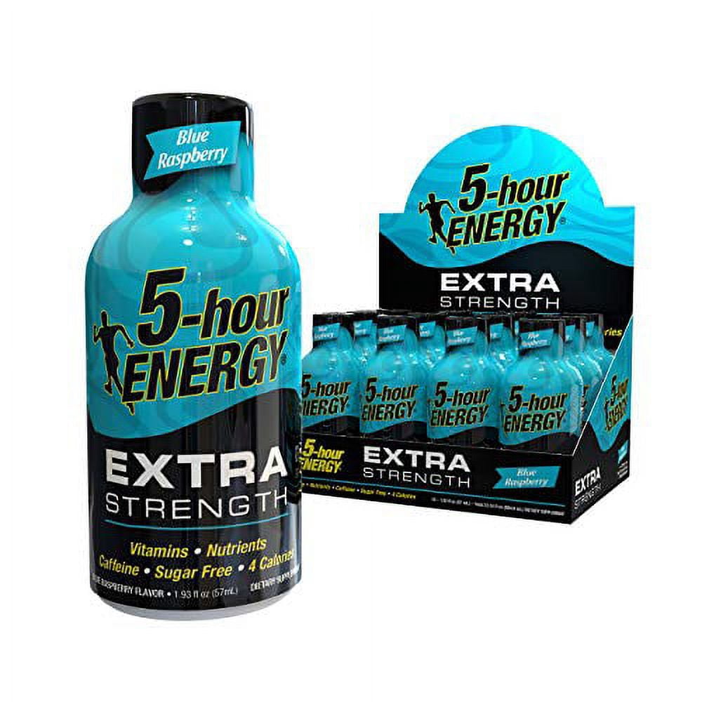 5-hour ENERGY Shot, Extra .. Strength Blue Raspberry, 1.93 .. Ounces 12 ...
