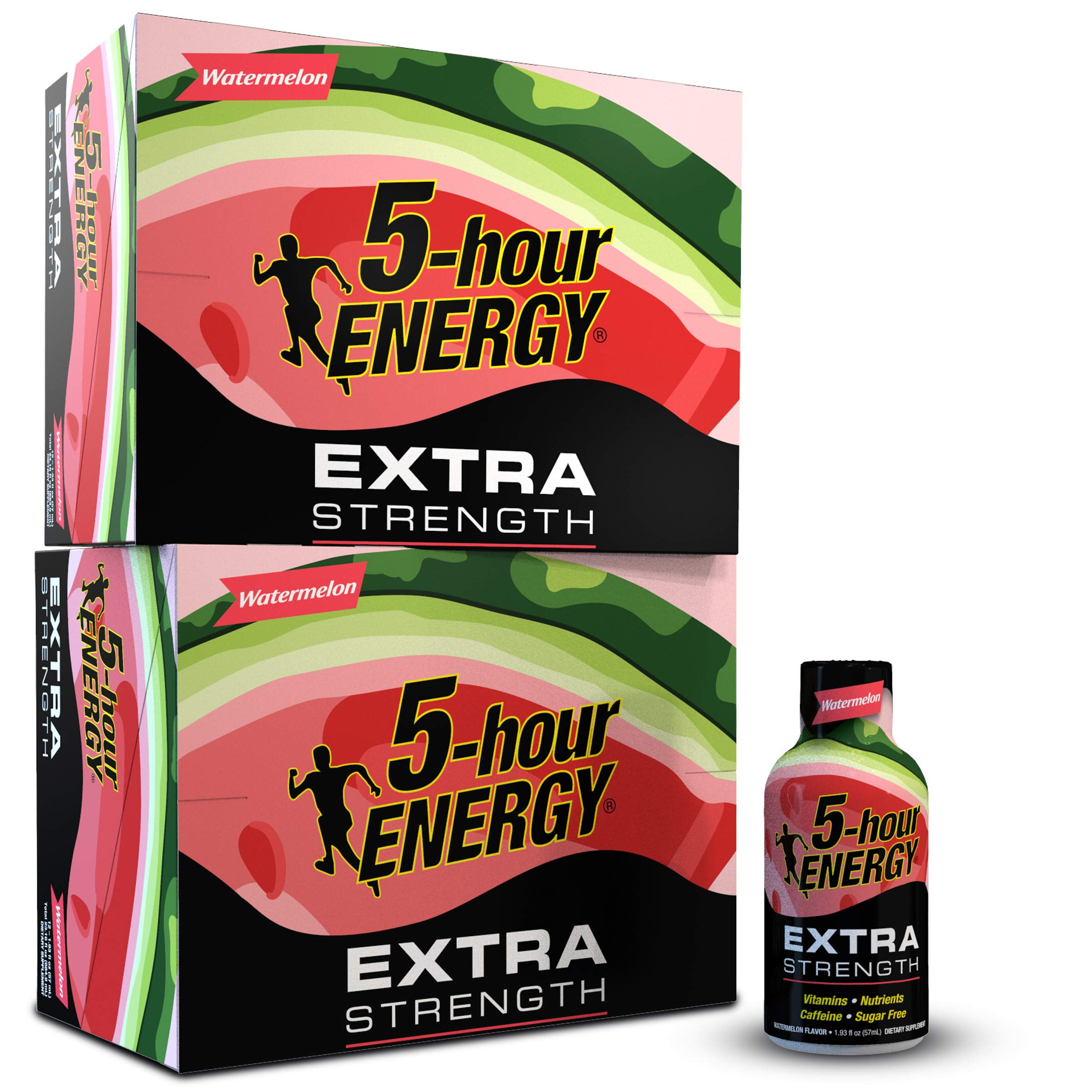5-hour ENERGY Shot, Extra Strength Watermelon 1.93 oz, 24 count ...