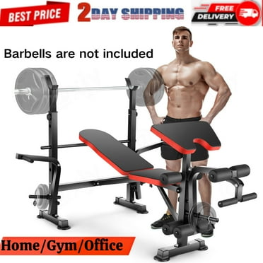 Marcy Olympic Multipurpose Weightlifting Workout Bench MWB-4491 ...