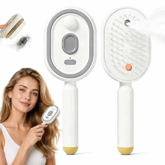 5-in-1 Air Cushion Hair Brush – Electric Steam Brush for Hair ...