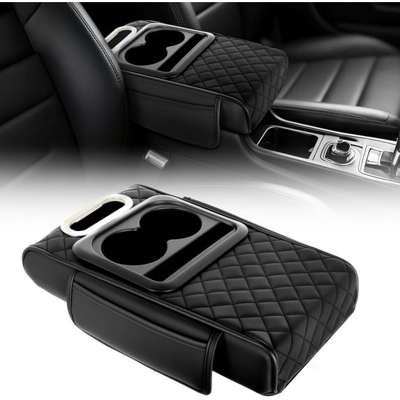 5-in-1 Arm Rest Cover Universal Armrest Storage Box Upgrade Memory Foam ...