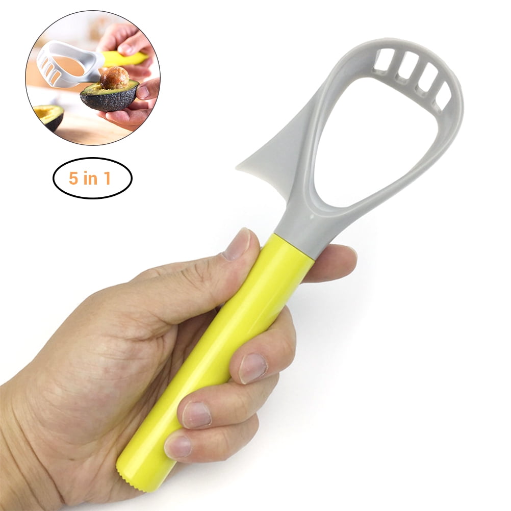 5 in 1 Avocado Slicing Tool Pitter Core Remover Fruit Tool Plastic ...