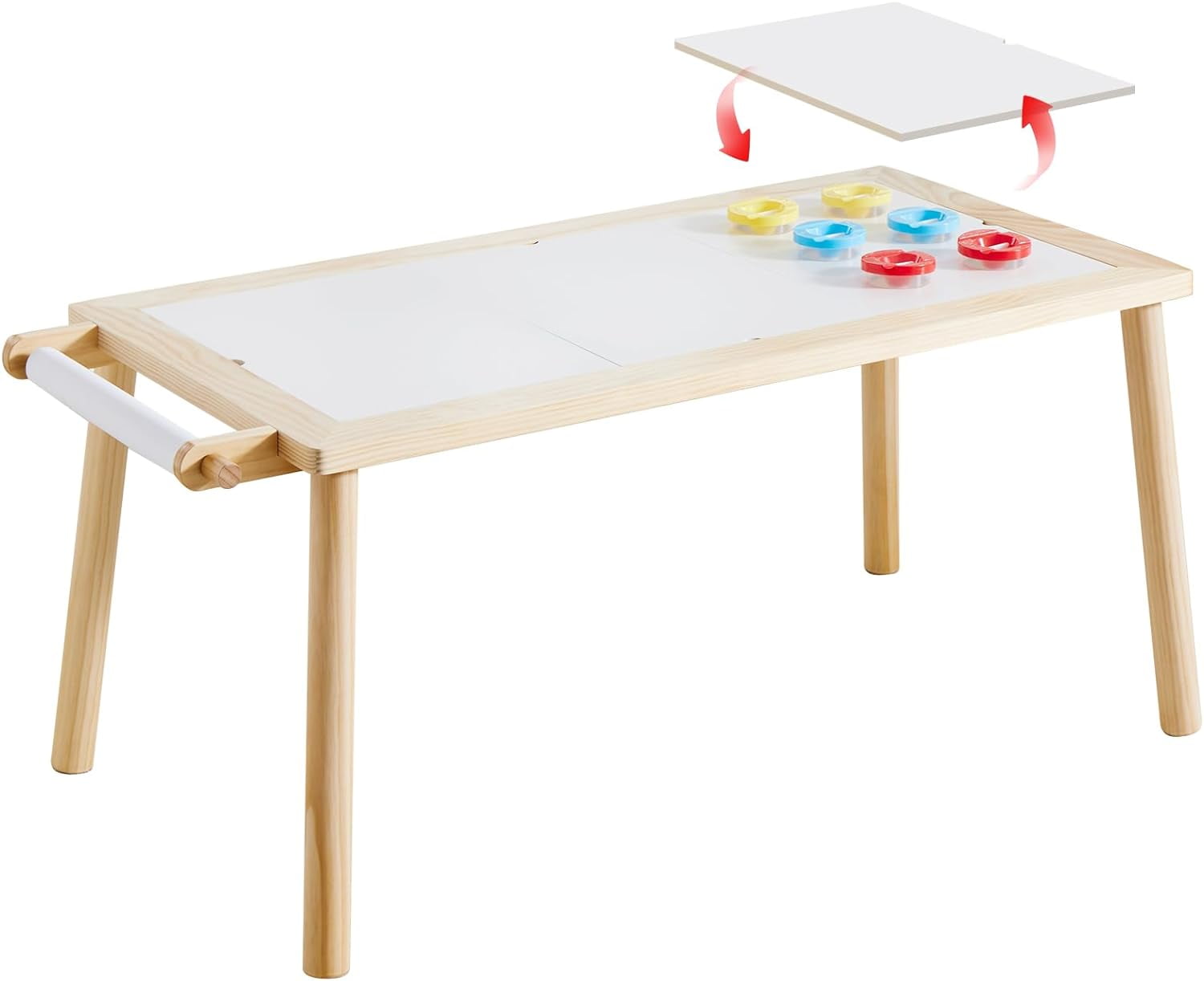 5 in 1 Children's Table, Play Sand Indoor Sensory Table, Kids Art Table ...