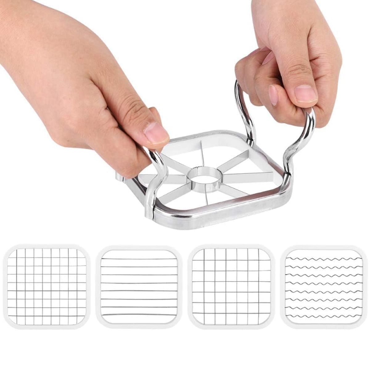 5 in 1 Chopper Vegetable Cutter French Fry Cutter Manual Potato Slicer ...