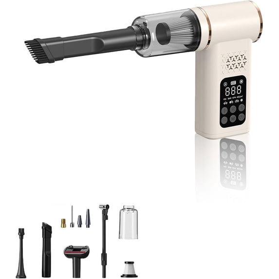 5-in-1 Cordless Car Vacuum and Tire Inflator, 150PSI Portable Air ...