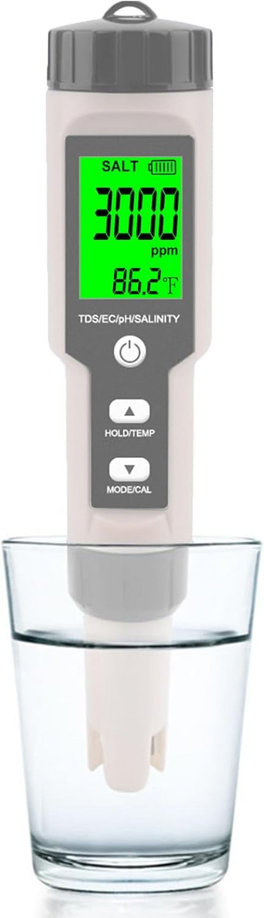 5 in 1 Digital Salinity, PH, TDS, EC, and Temperature Meter - Aquarium ...