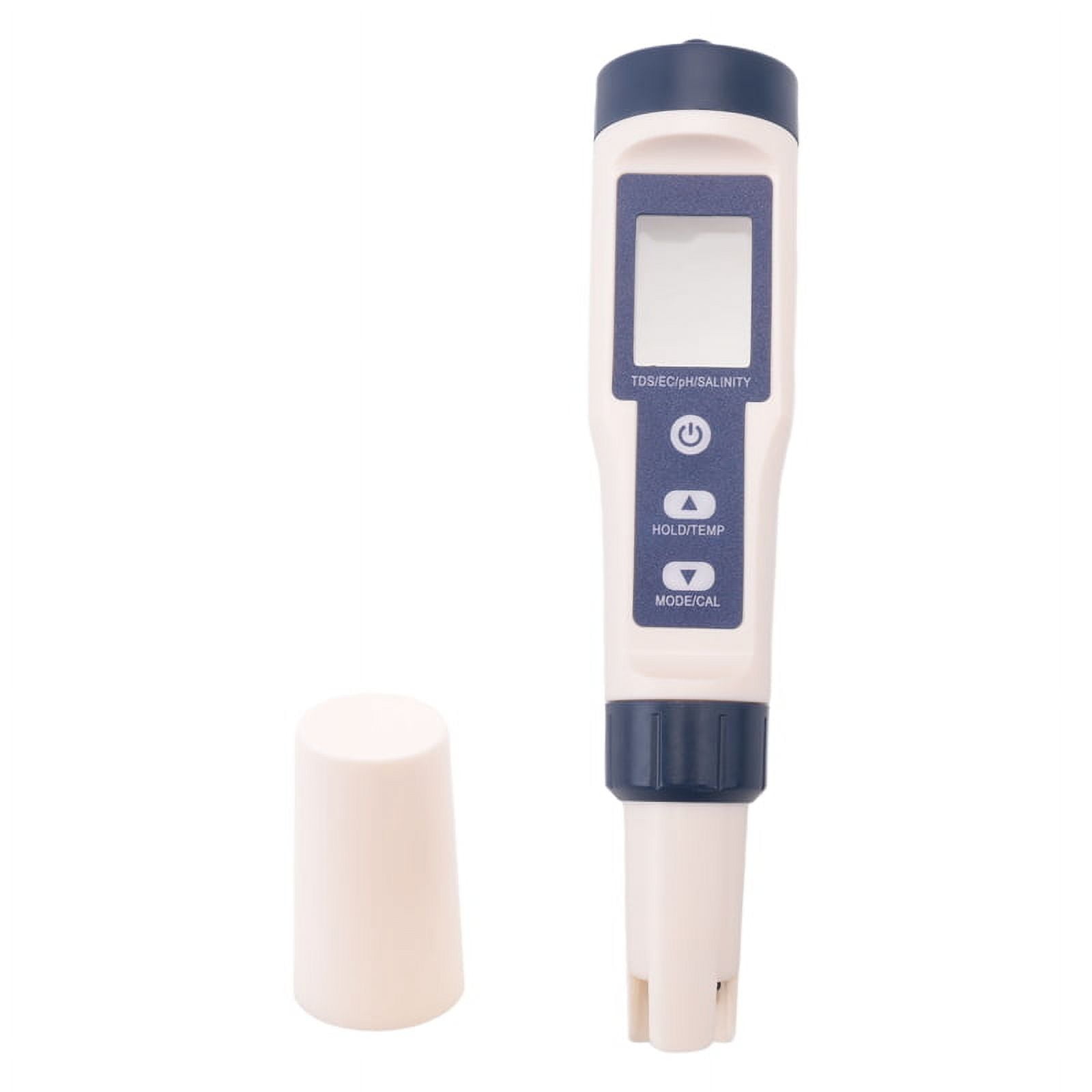 5 in 1 Digital Temperature Meter TDS/EC/PH/SALT /Salinity Water Quality ...