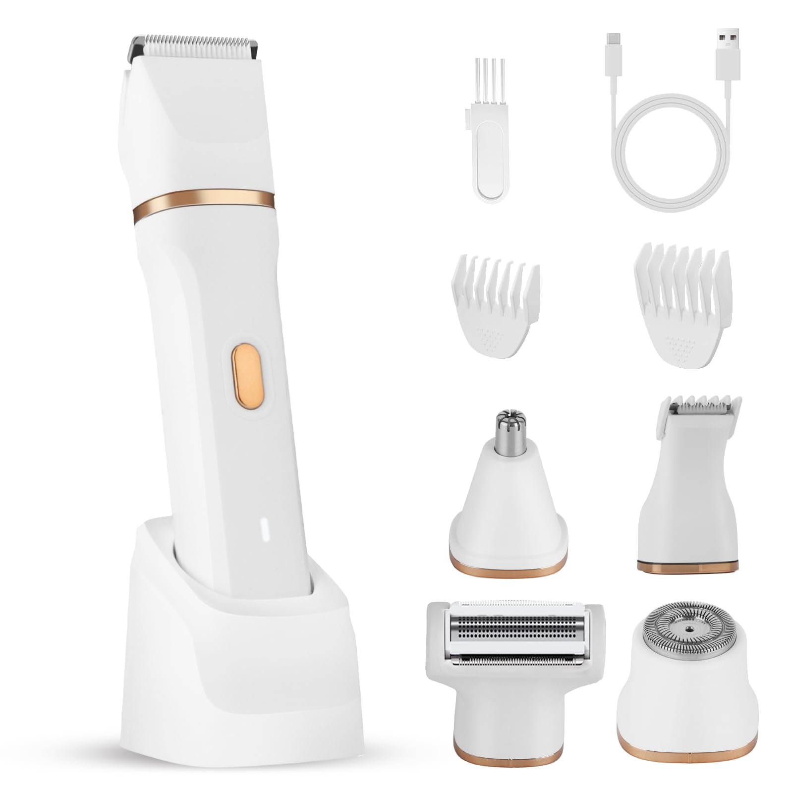 5-in-1 Electric Razors for Women, Women's Electric Shaver with Ceramic ...