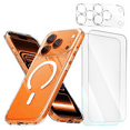 5-in-1 Entronix Bundle with Magnetic Clear Case, 2 Clear Camera Lens ...