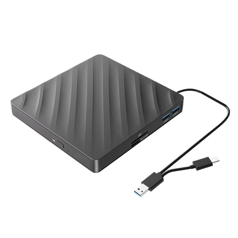 5-in-1 External Blu-Ray Drive USB Type-C Multifunction BD-Combo Optical ...