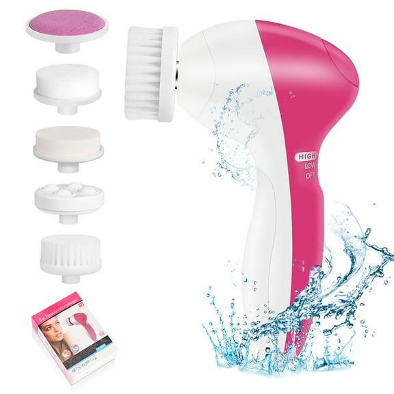 Silicone Facial Cleansing Brush, Handheld Deep Cleaning Exfoliator ...