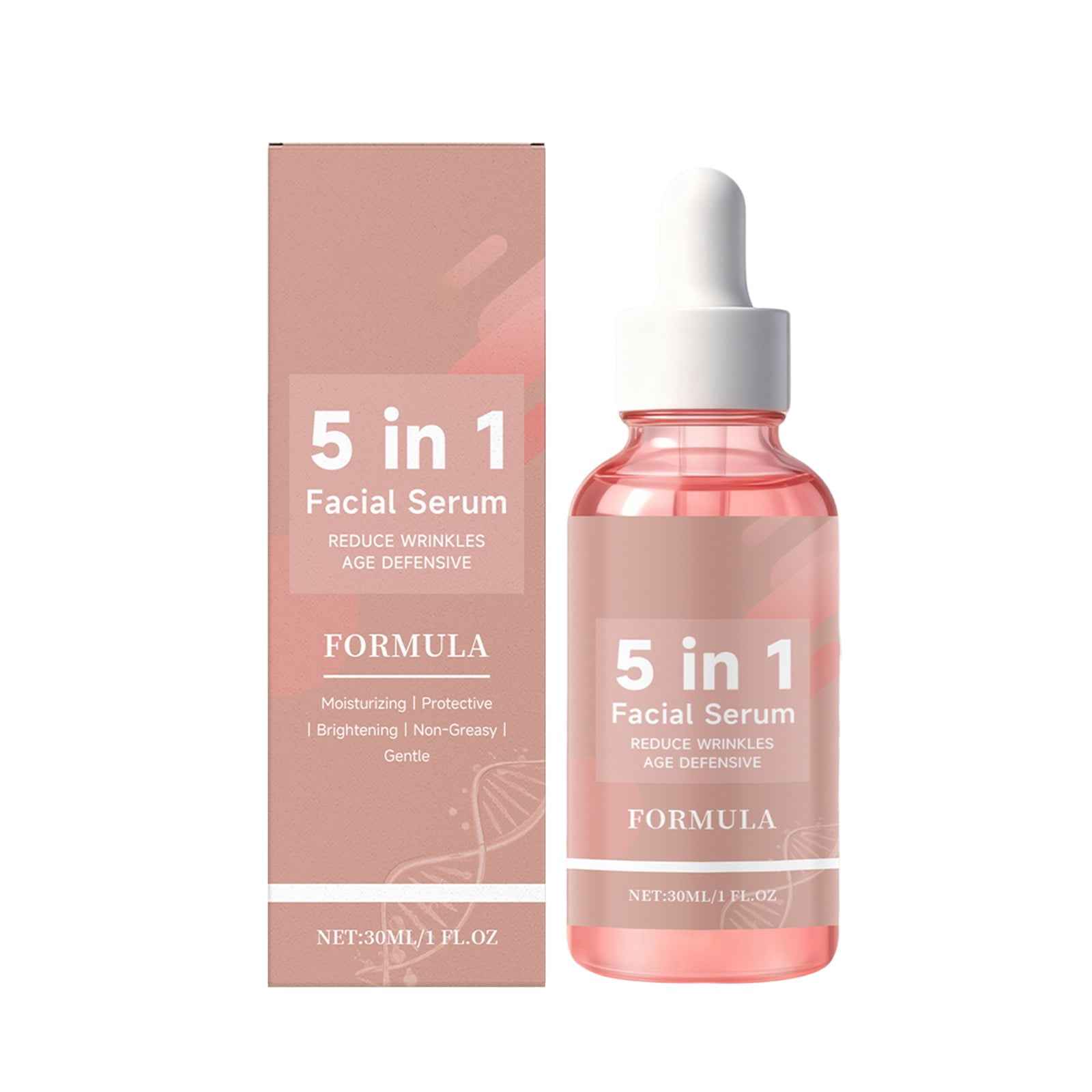 5-in-1 Facial Serum for Hydration, Firming & Toning, Soothes Dry Skin ...
