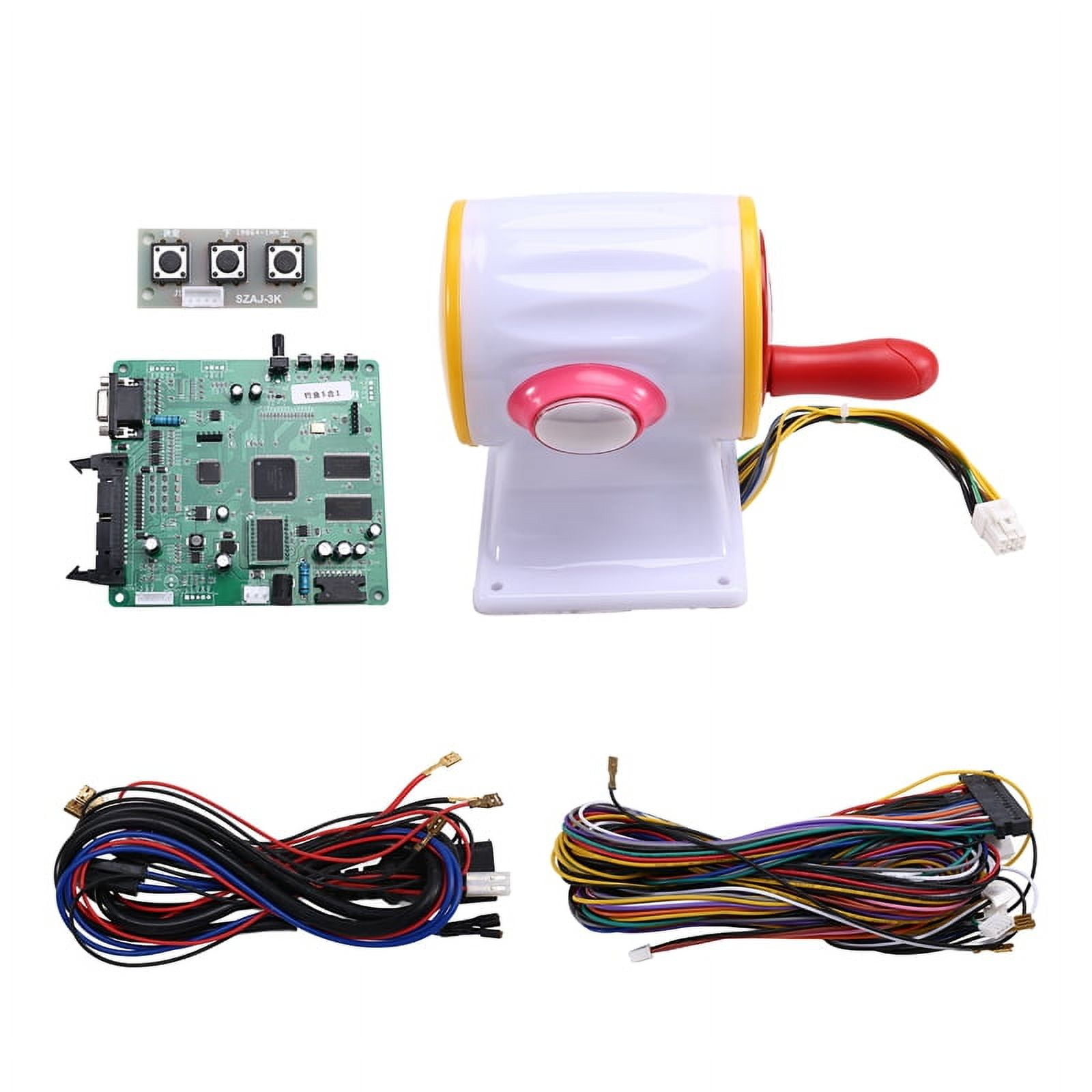 5 in 1 Game Board with Joystick Hand Cranked Handle for Arcade Video ...