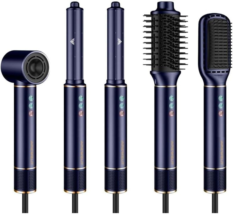 5-in-1 Hair Styler Air Styling & Drying System, Powerful Hair Dryer ...