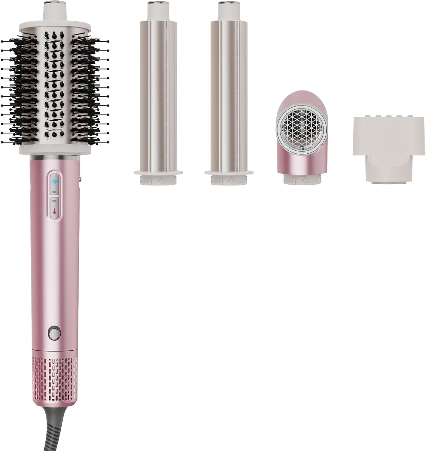 5-in-1 Hot Air Styler & Hair Dryer Brush with Powerful Motor & Negative ...