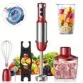5‑in‑1 Immersion Handheld Blender, Heavy‑Duty Motor with Whisk ...