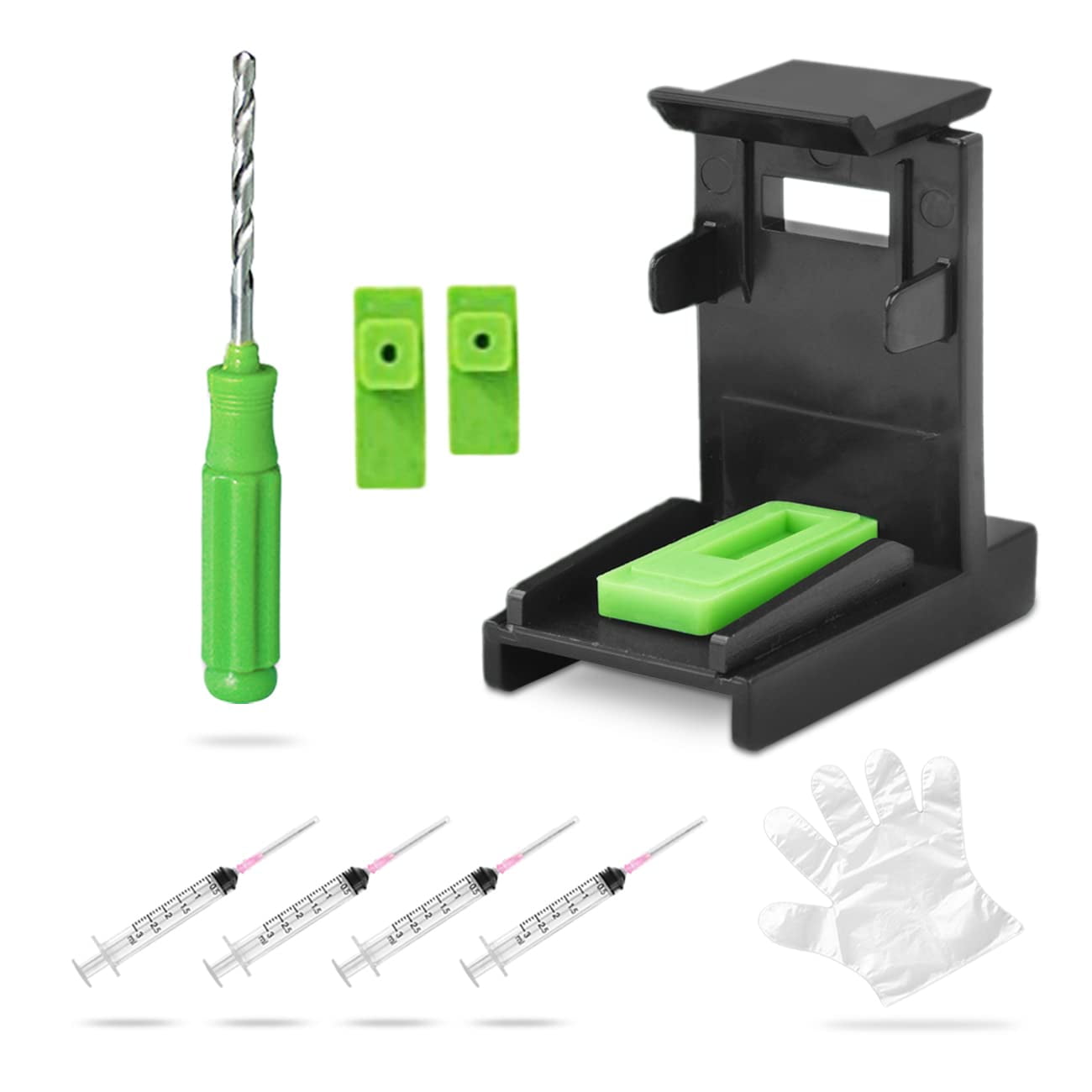 5 in 1 Ink Refill Tools Compatible for Hp Inkjet Ink Cartridges Include ...