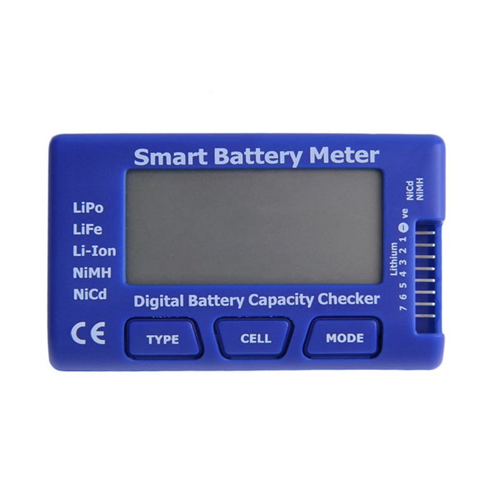 5‑in‑1 Intelligent Digital Battery Meter Battery Capacity Checker with ...