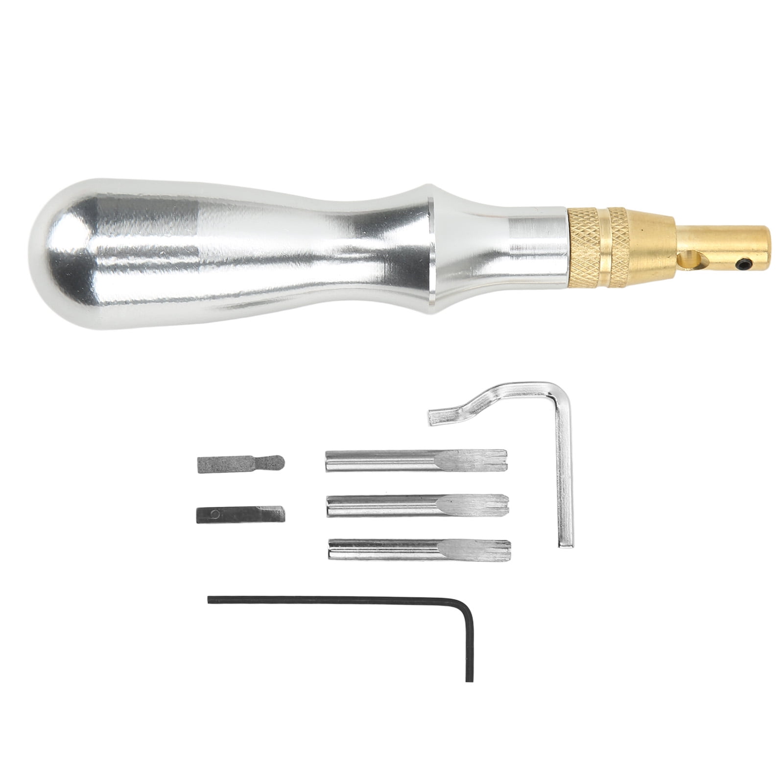 5-in-1 Leather Groover, Multifunctional Aluminum Handle, DIY Hand Made ...