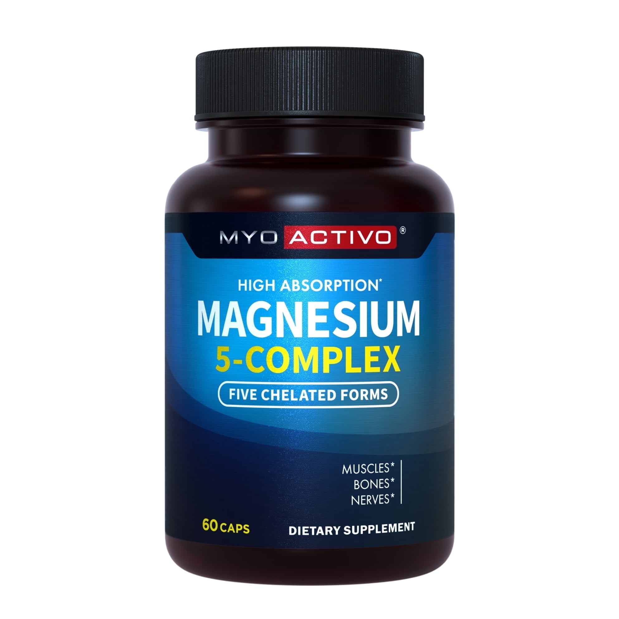 MyoActivo 5-in-1 Magnesium Complex – Calm, Muscle, Nerve & Bone Support ...