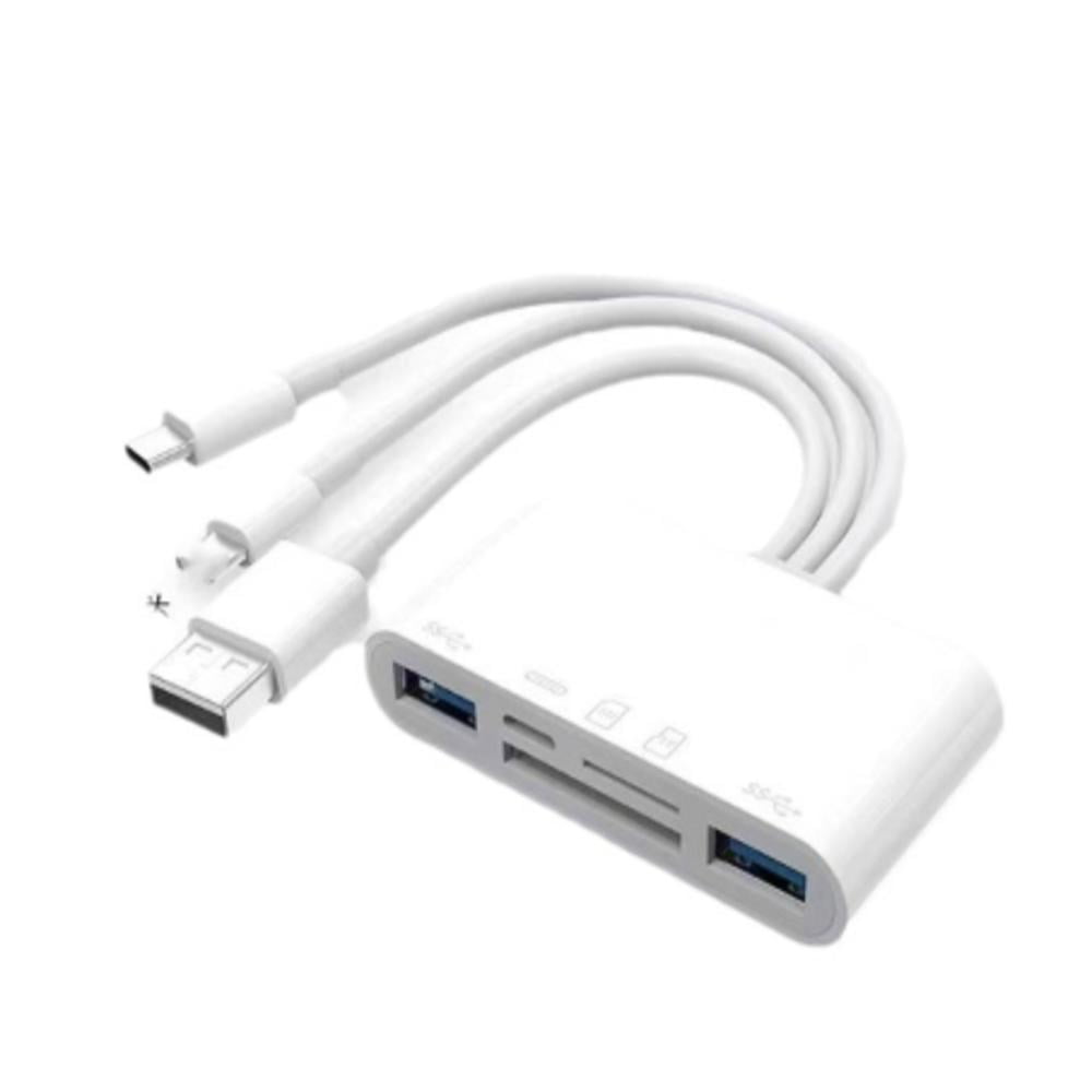 5-in-1 Memory Card Reader Universal Card Reader for iPhone/iPad with ...