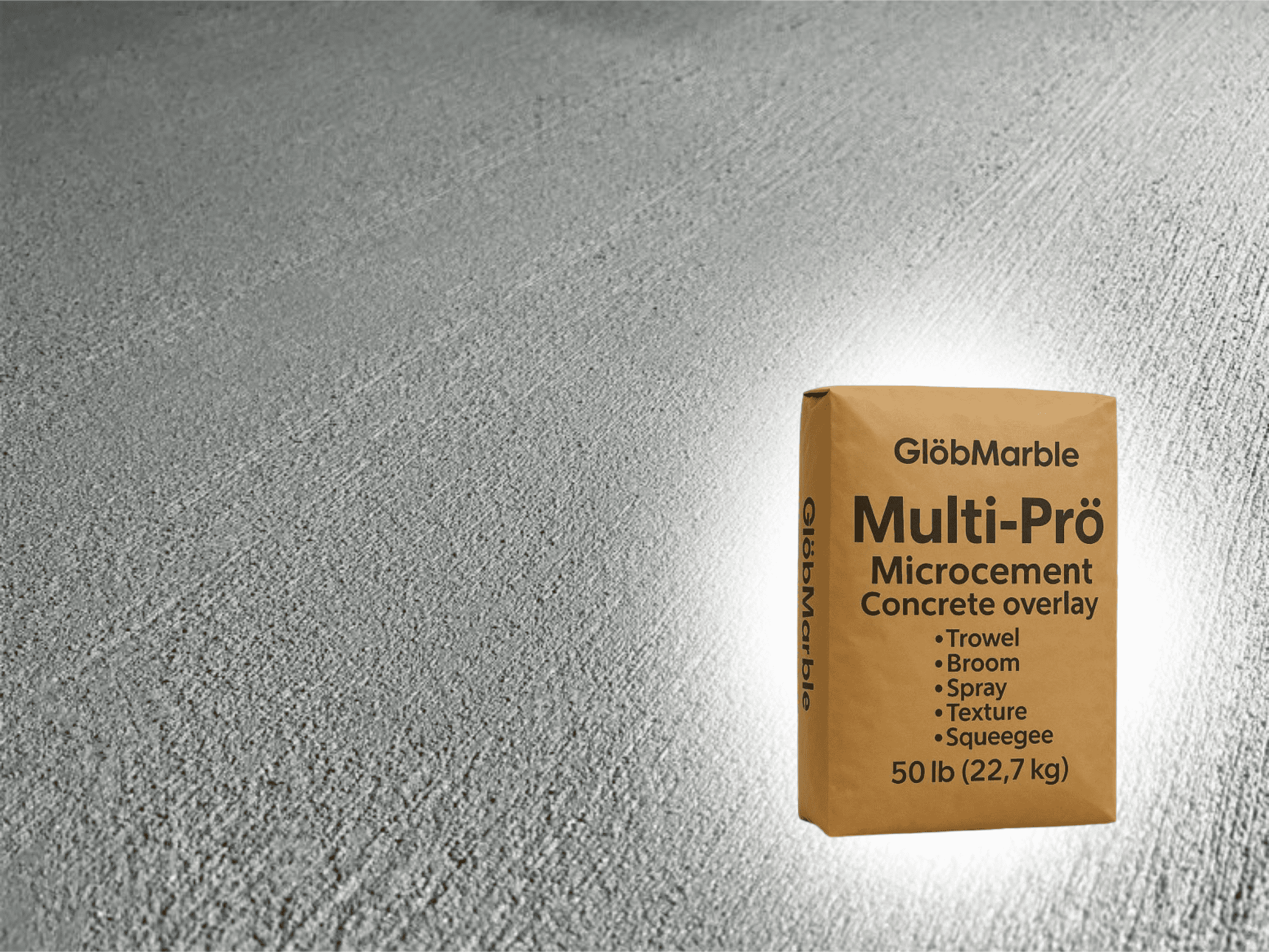 5-in-1 Microcement Mix for Decorative Concrete – Multi-Pro 50 lb | Concrete Overlay System for ...