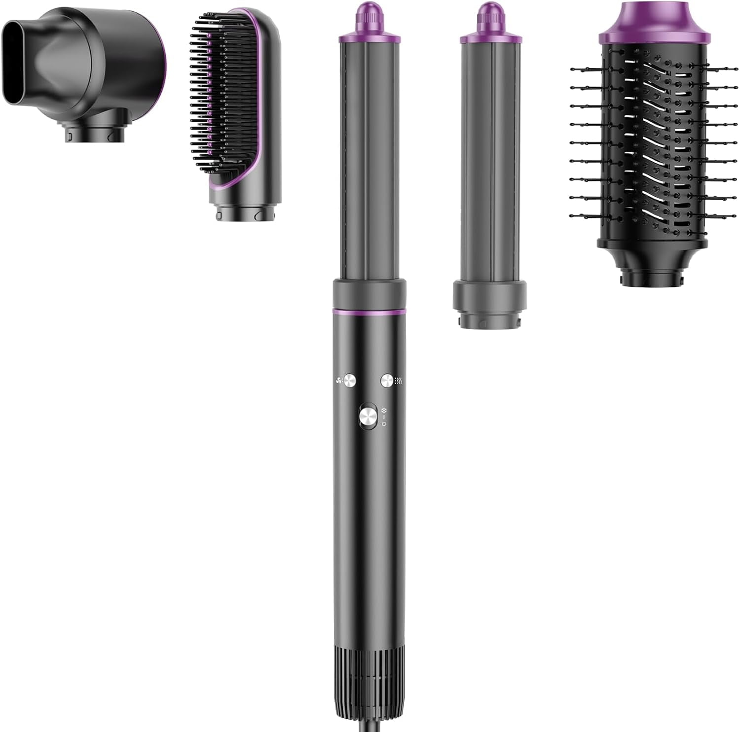 5-in-1 Multifunctional Hair Styler & Drying System with 4 Temperature ...