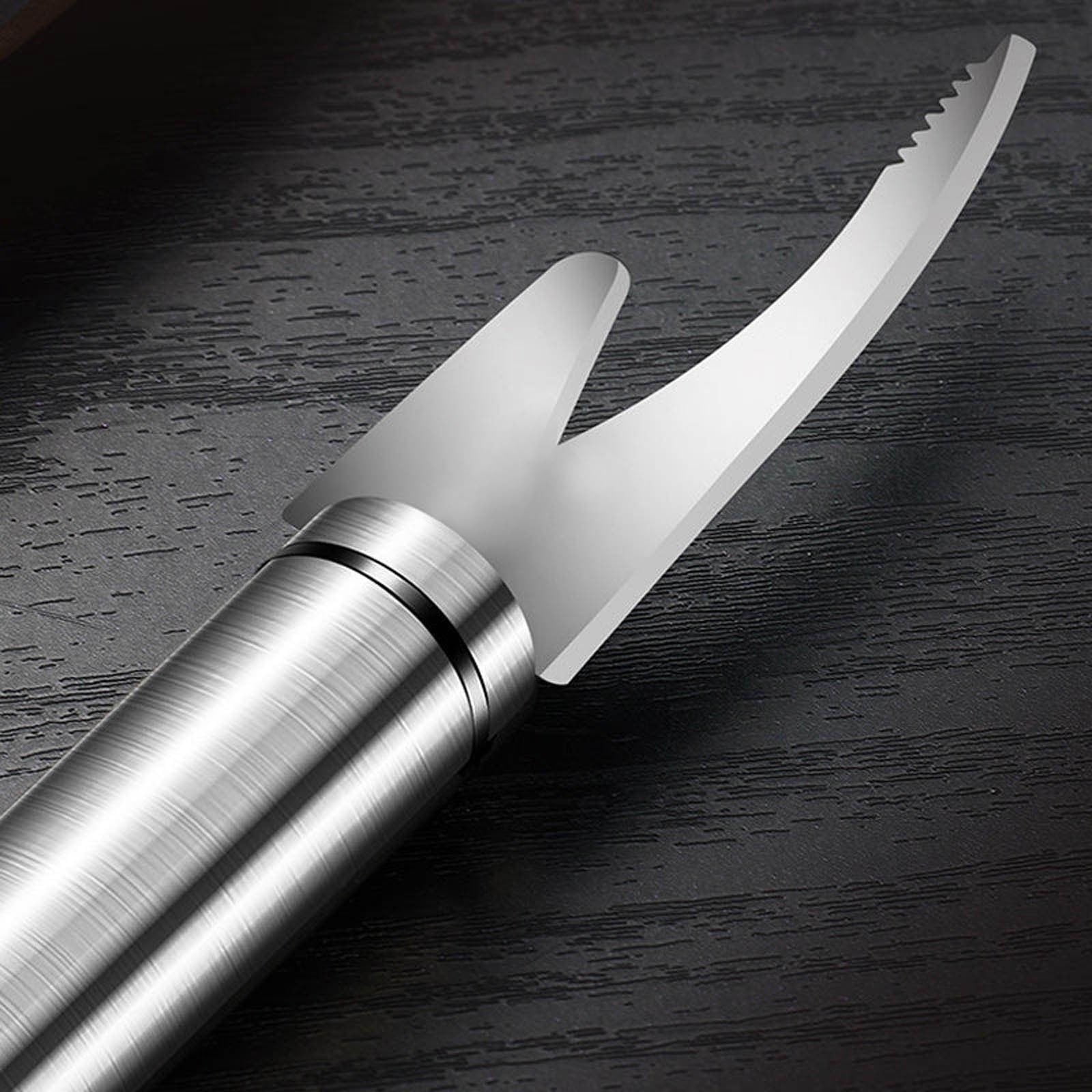 5-in-1 Multifunctional Stainless Steel Shrimp Deveiner Knife, Kitchen ...