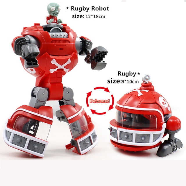 5 in 1 Plants vs Zombies Assembly Deformation BOSS Giant Zombie Robot ...